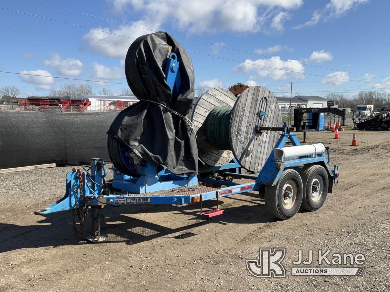 2008 TSE T30/36-BWRC Bull Wheel Tensioner/Reel Carrier Trailer For Sale ...
