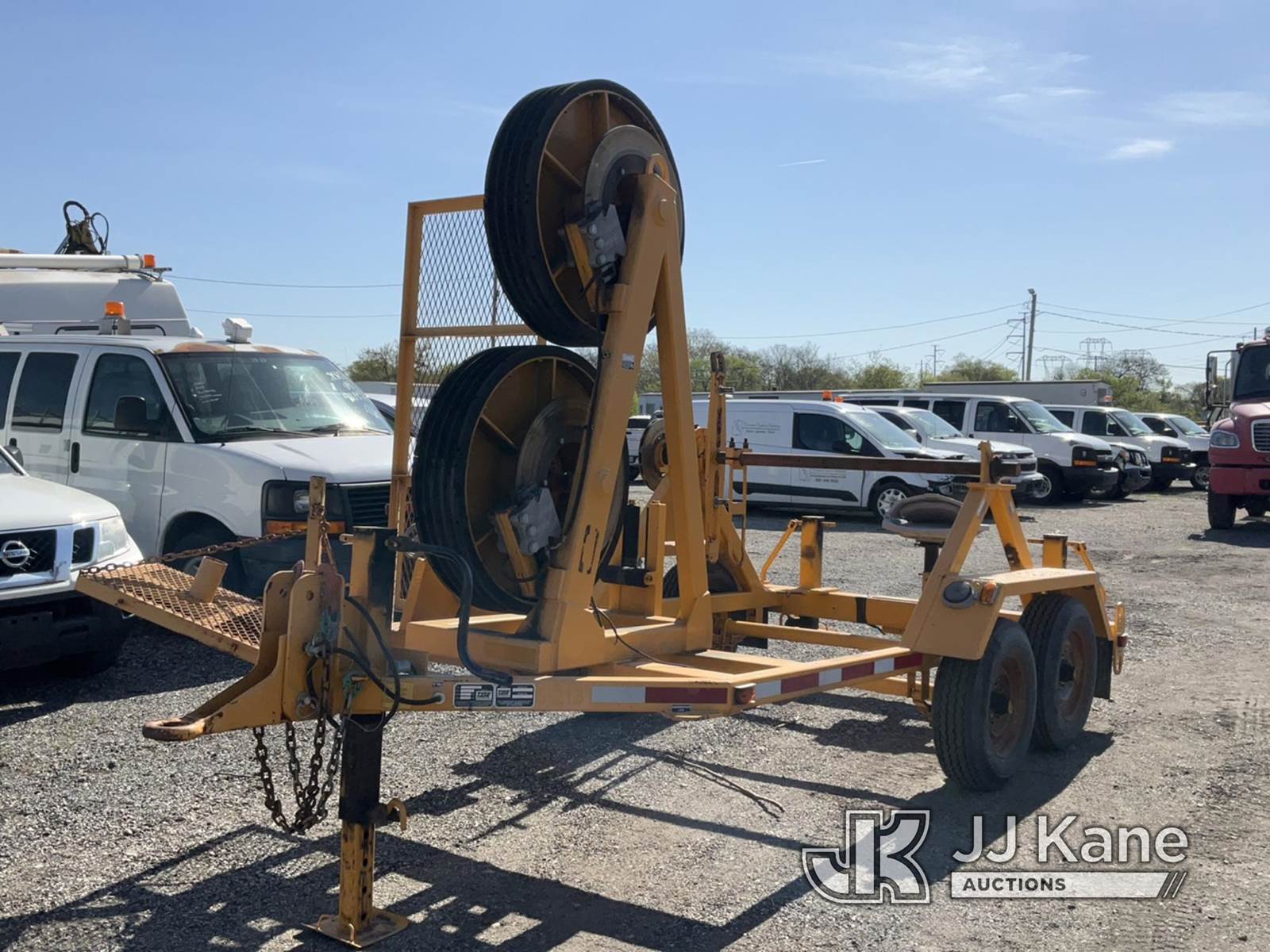 2010 TSE T30/36-BWRC Hydraulic Bull Wheel Tensioner/ Reel Carrier For ...