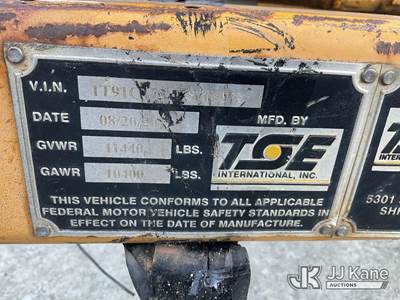 2013 TSE T3036BWRC Bull Wheel Tensioner/Reel Carrier Trailer For Sale ...