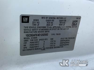 2014 Chevrolet Express G1500 Cargo Van For Sale, 112,784 Miles | Verona ...