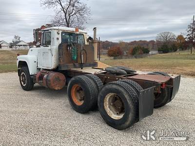 1981 Mack R685ST T/A Truck Tractor For Sale, 376,287 Miles | Poplar ...