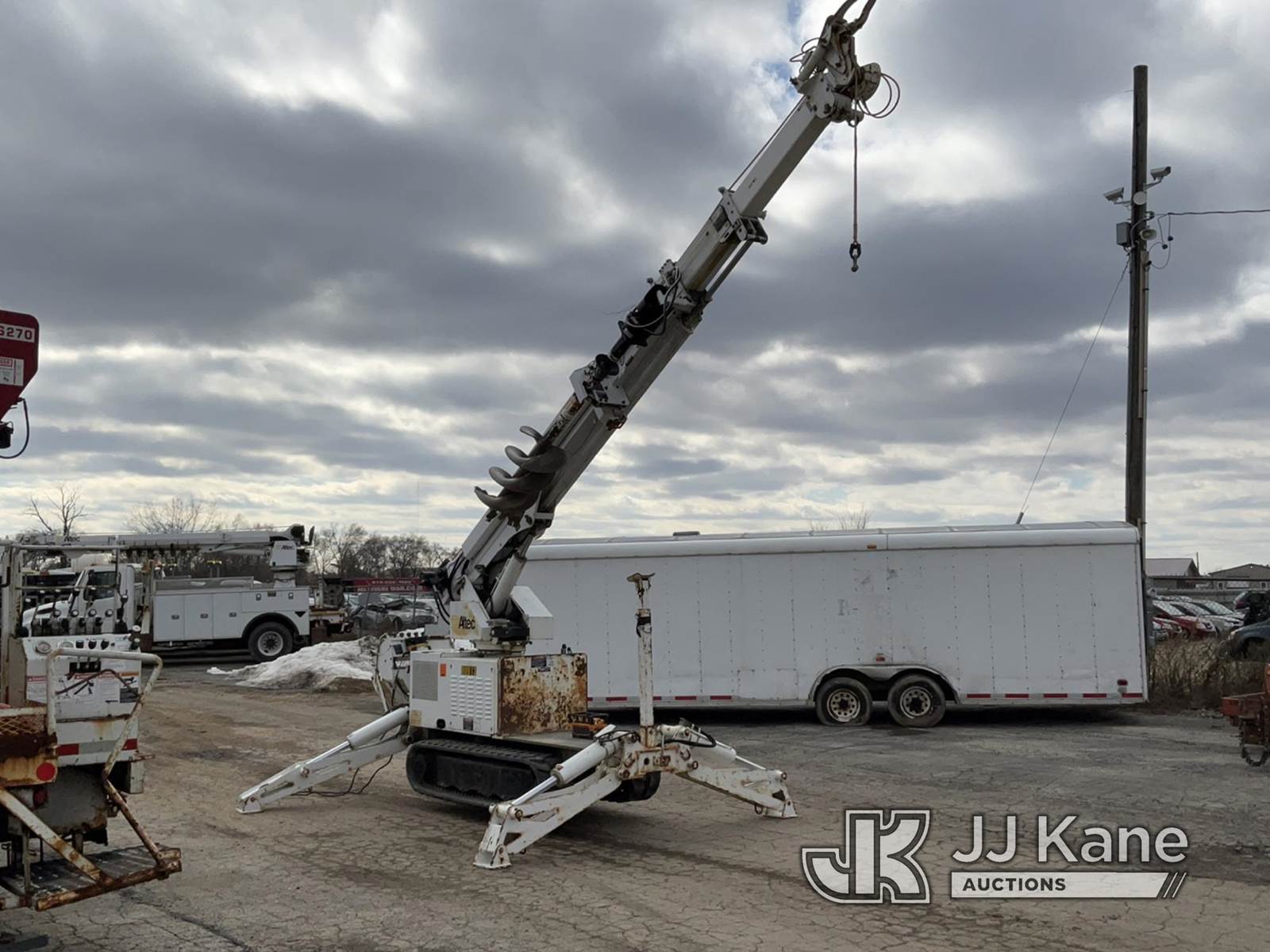 2015 Altec DB37, 3,800 Lb Back Yard Digger Derrick For Sale, 1,032 ...