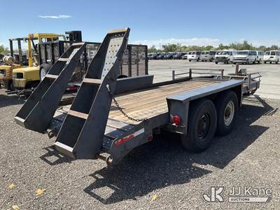 1997 Belshe Industries 14ft Equipment Trailer with Ramps For Sale ...