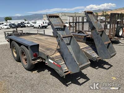 1997 Belshe Industries 14ft Equipment Trailer with Ramps For Sale ...