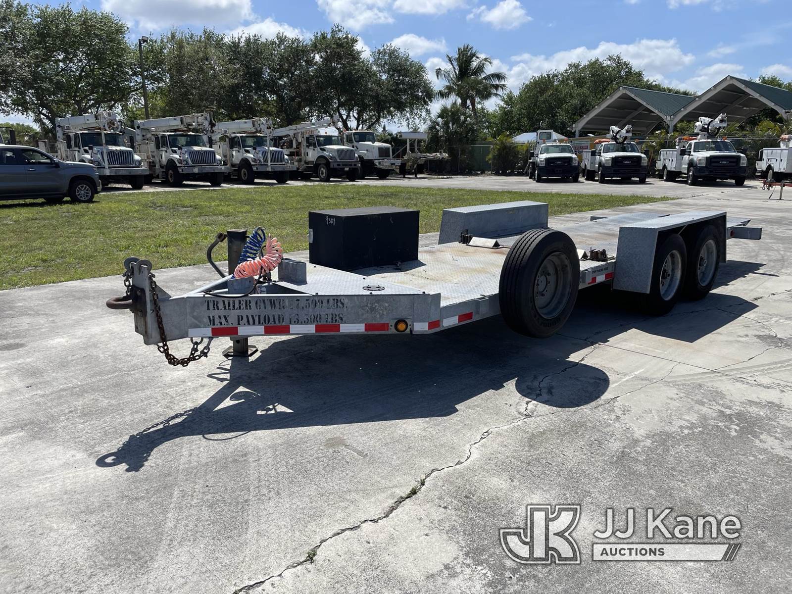 2014 SDP T/A Galvanized Tilt Bed Tagalong Equipment Trailer For Sale ...