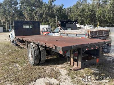 2004 Ford F650 Crew-Cab Flatbed Truck For Sale, 336,133 Miles ...