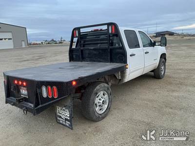 2013 GMC Sierra 2500HD Crew-Cab Flatbed Truck For Sale, 192,355 Miles ...