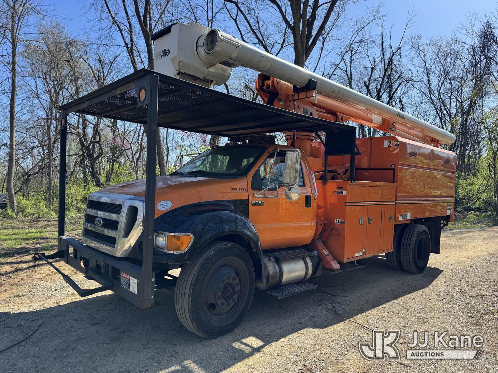 2011 Altec LRV60-E70, 350 Lb 75 ft, Over-Center Elevator Bucket Truck For Sale, 6,369 Hours ...