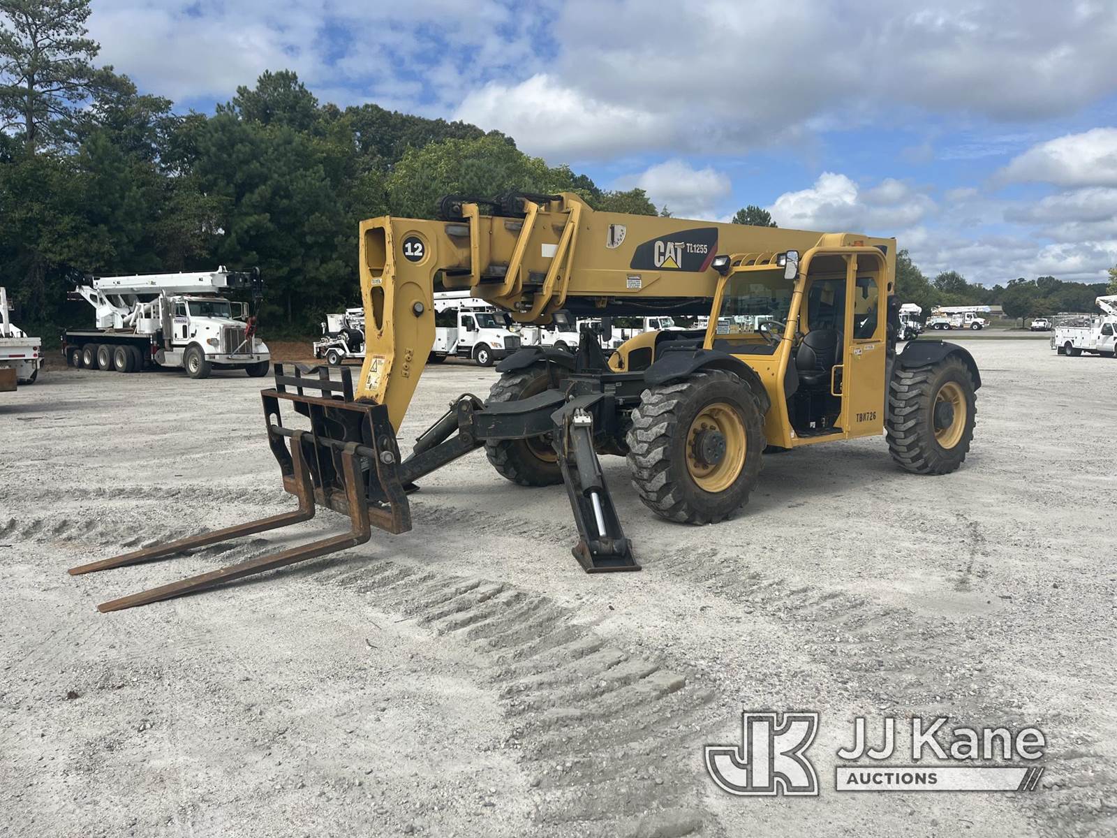 2010 Caterpillar TL1255 4x4x4 Rough Terrain Telescopic Forklift For ...