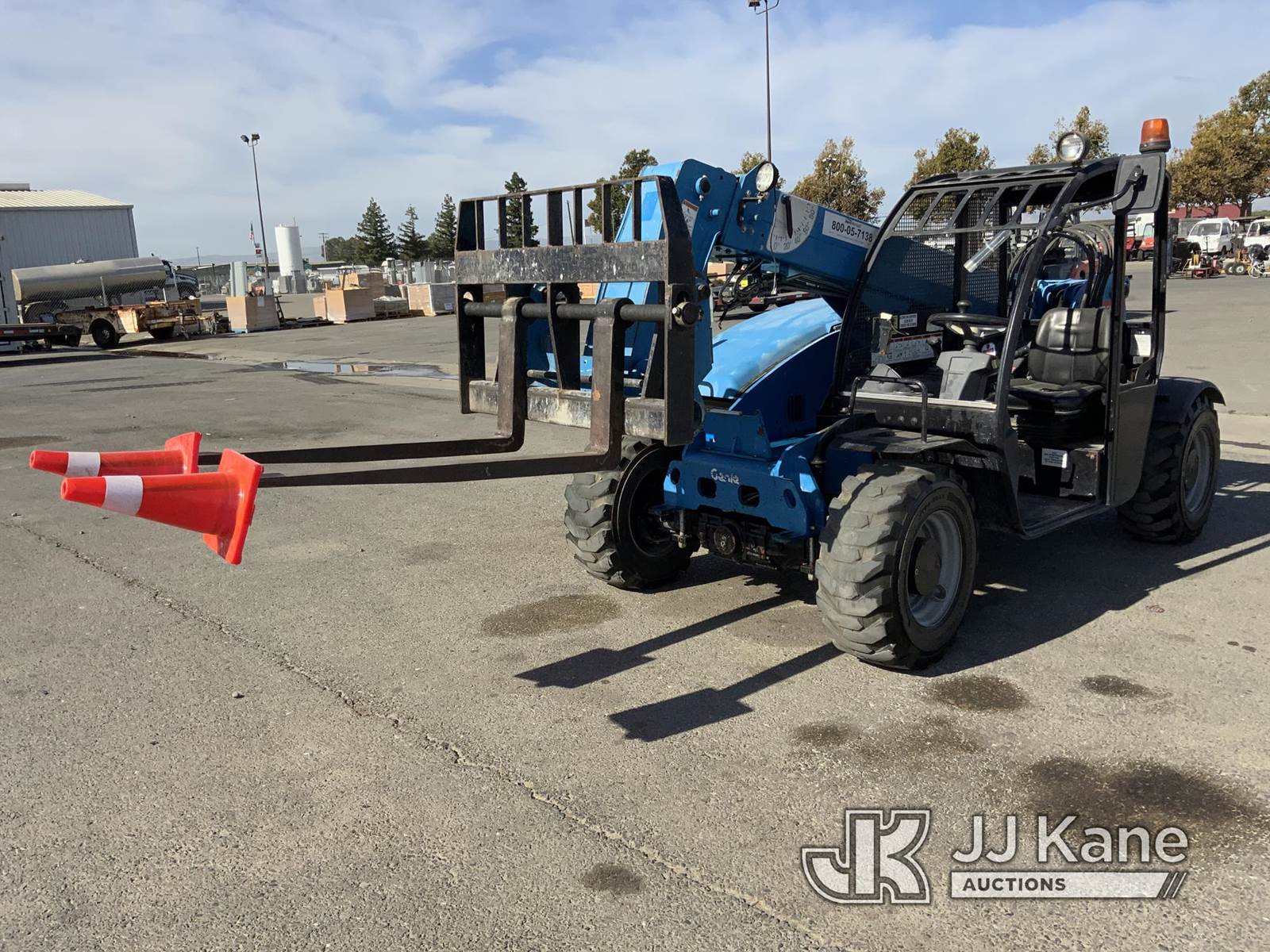 2015 Genie GTH-5519 Rubber Tired Forklift For Sale | Dixon, CA | DX057 ...