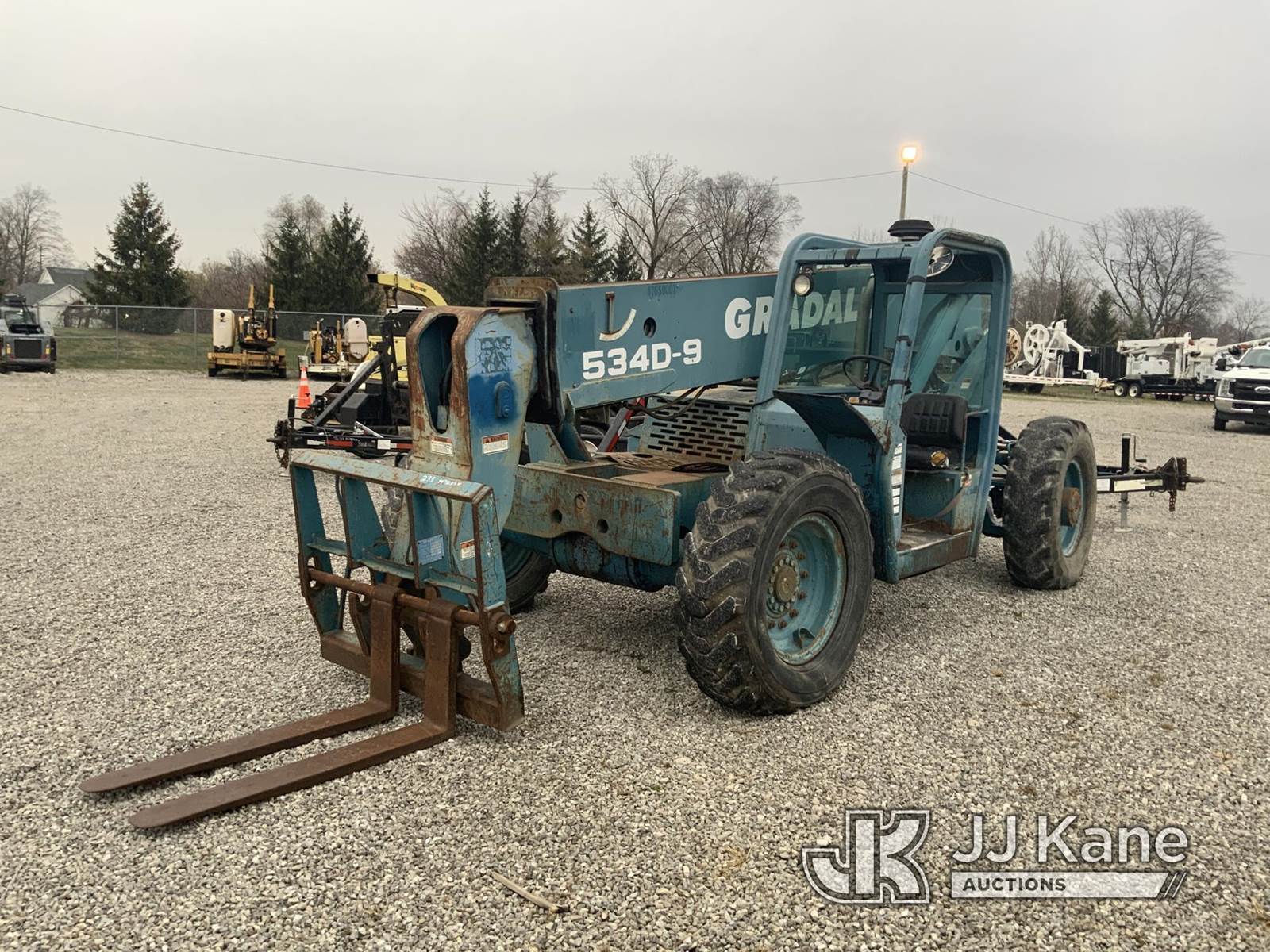 2000 Gradall 534D-9 Rough Terrain Telescopic Boom Forklift For Sale ...