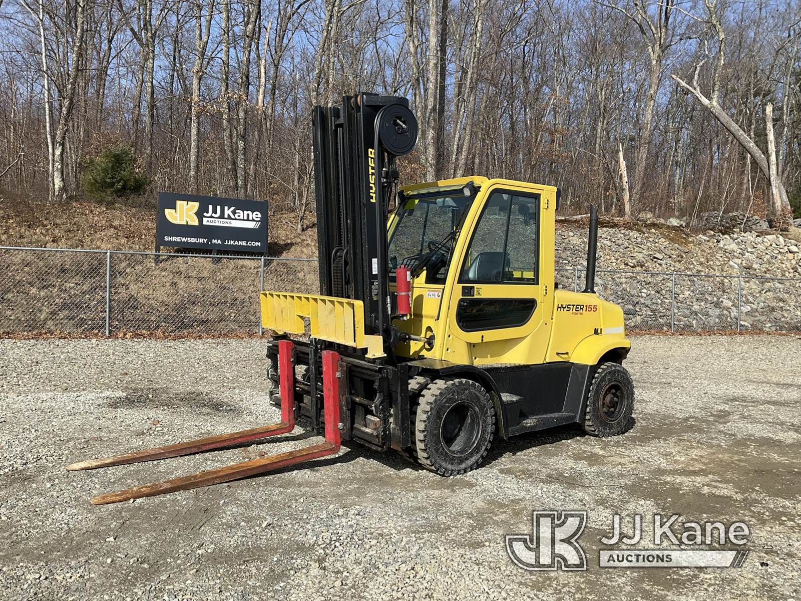 2012 Hyster H155FT Rubber Tired Forklift For Sale, 900 Hours ...