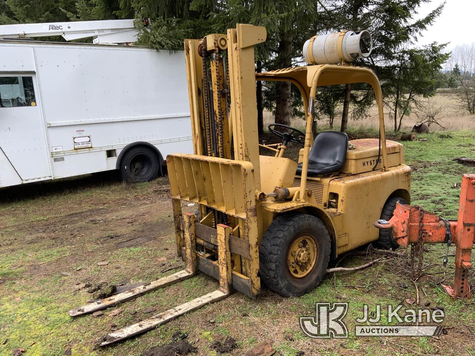 Hyster H60C Rubber Tired Forklift For Sale, 4,155 Hours | Tacoma, WA ...