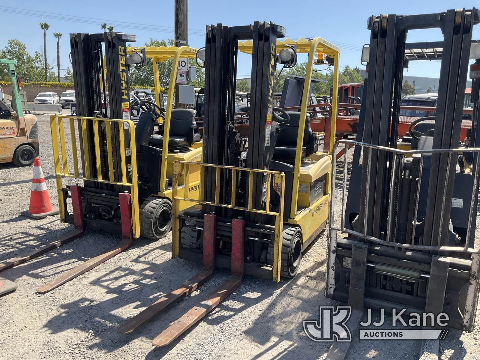 2008 Hyster J40ZT EV Solid Tired Forklift For Sale, 1,020 Hours ...