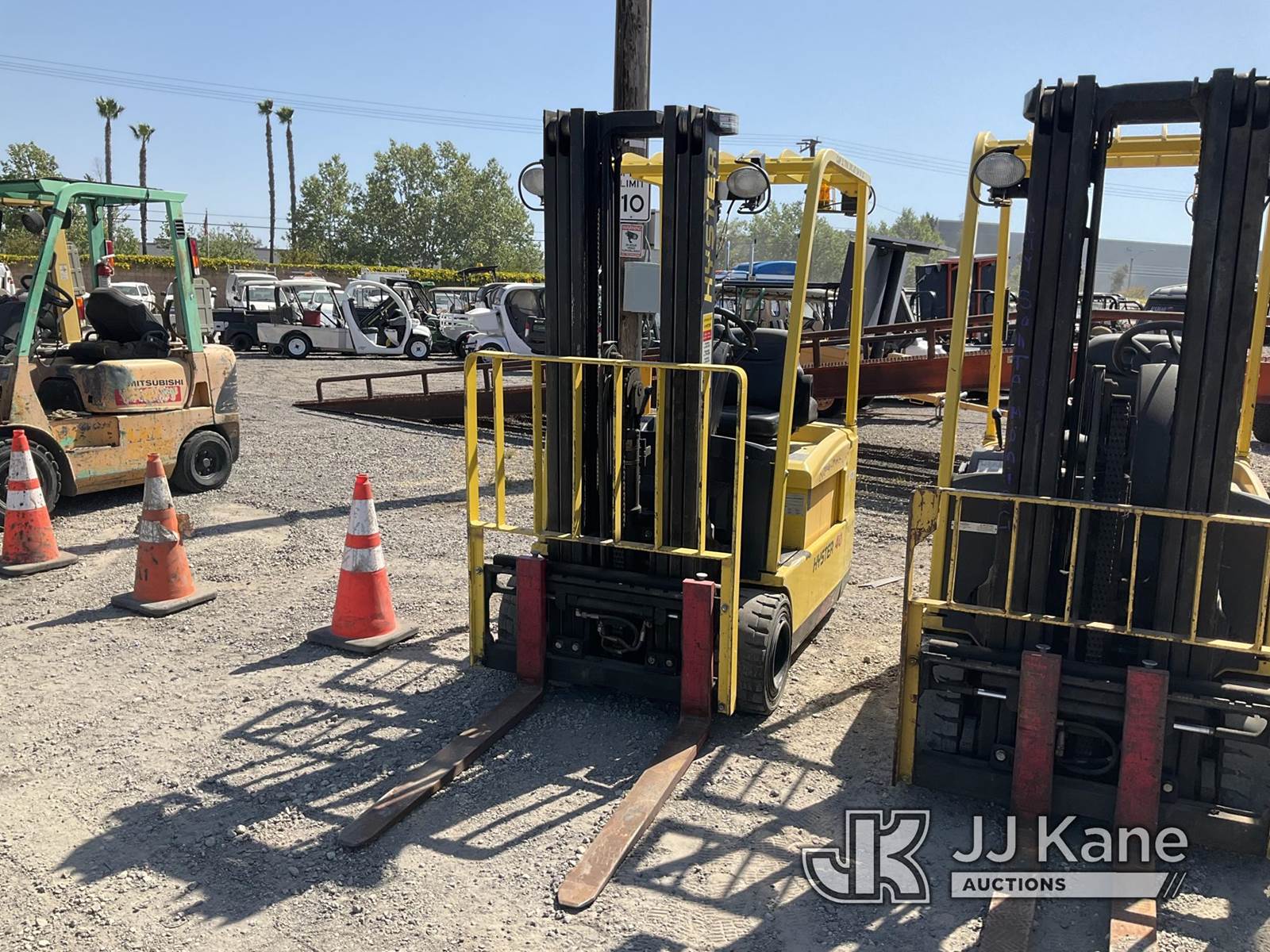 2008 Hyster J40ZT EV Solid Tired Forklift For Sale, 768 Hours | Jurupa ...