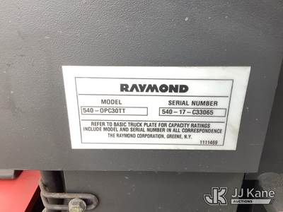 2017 Raymond 540-OPC30TT Stand-Up Forklift Order Picker For Sale ...