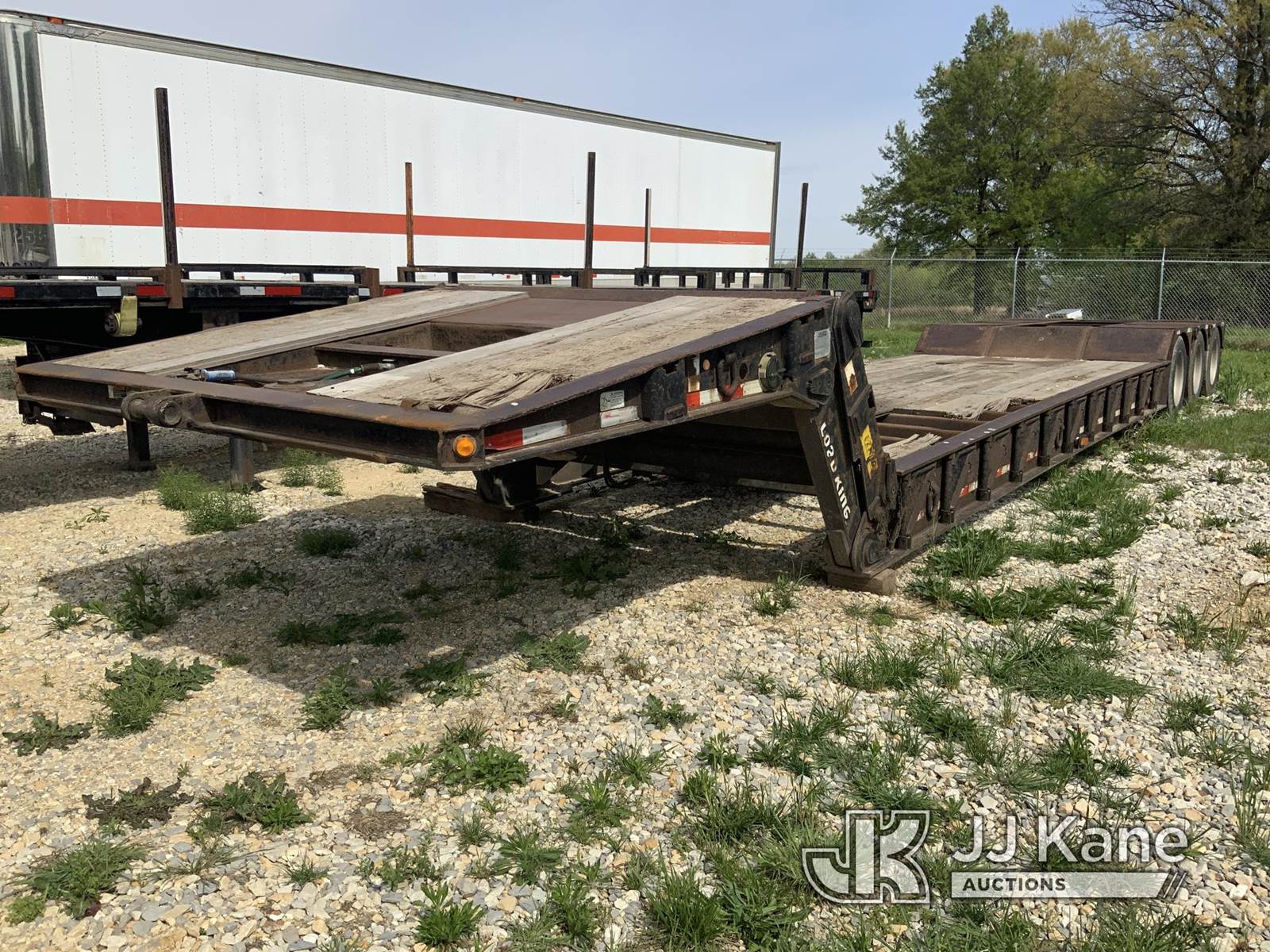 2006 Load King 353 DFM Tri-Axle Folding Gooseneck Lowboy Trailer For ...