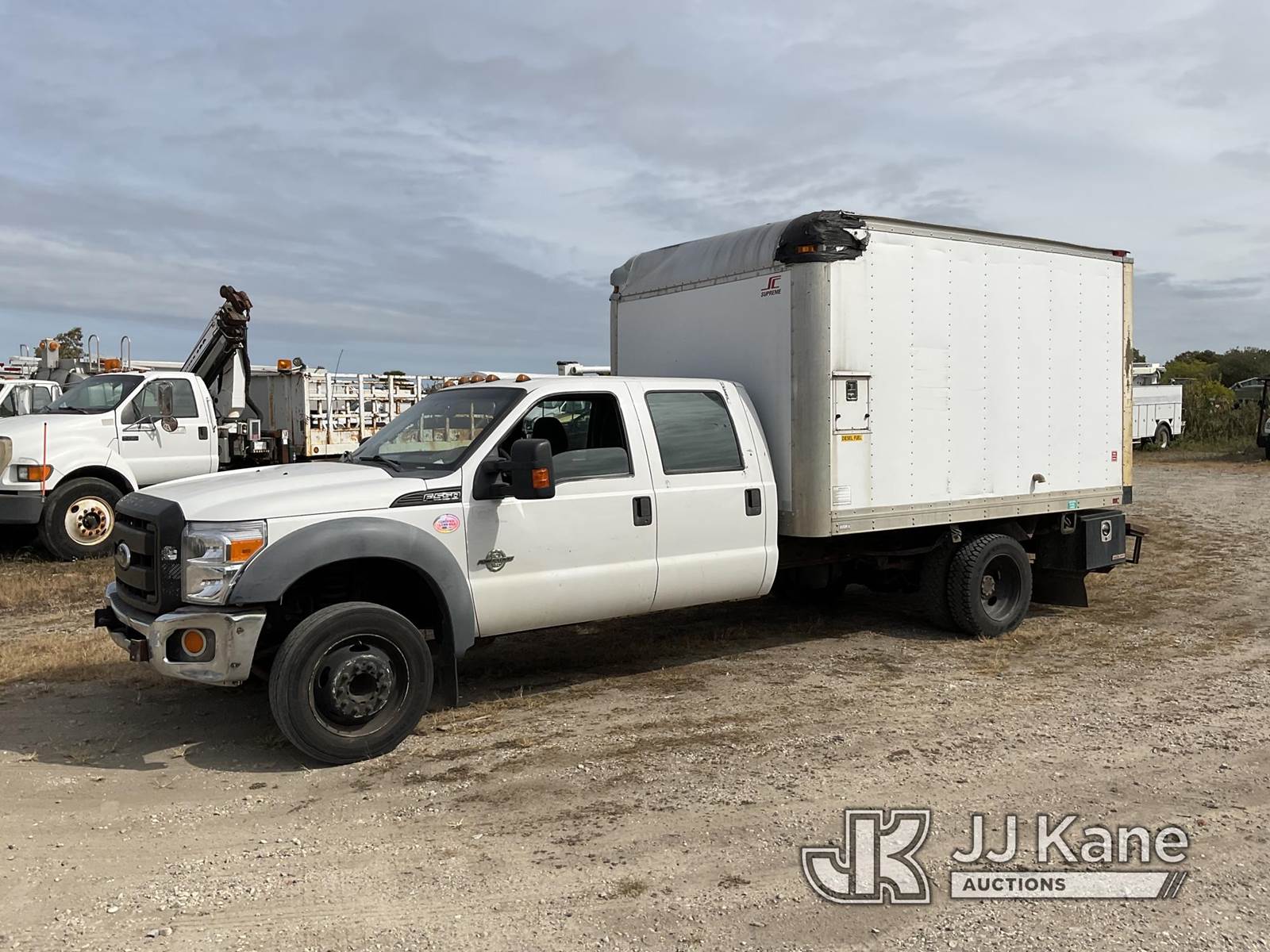 2011 Ford F550 Crew-Cab Van Body Truck For Sale, 131,763 Miles ...