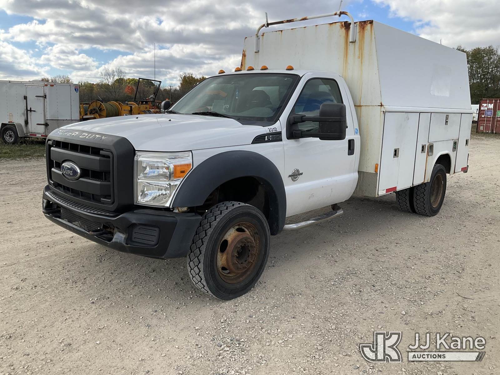 2014 Ford F-550 Regular Cab DRW 2WD Enclosed High-Top Service Truck For ...