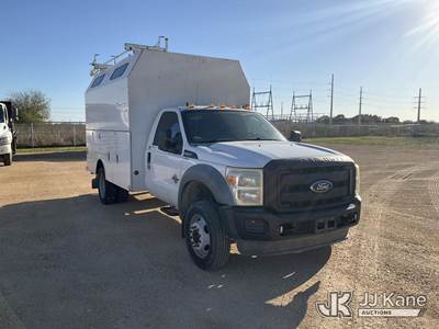 2012 Ford F550 Enclosed High-Top Service Truck For Sale, 141,940 Miles ...