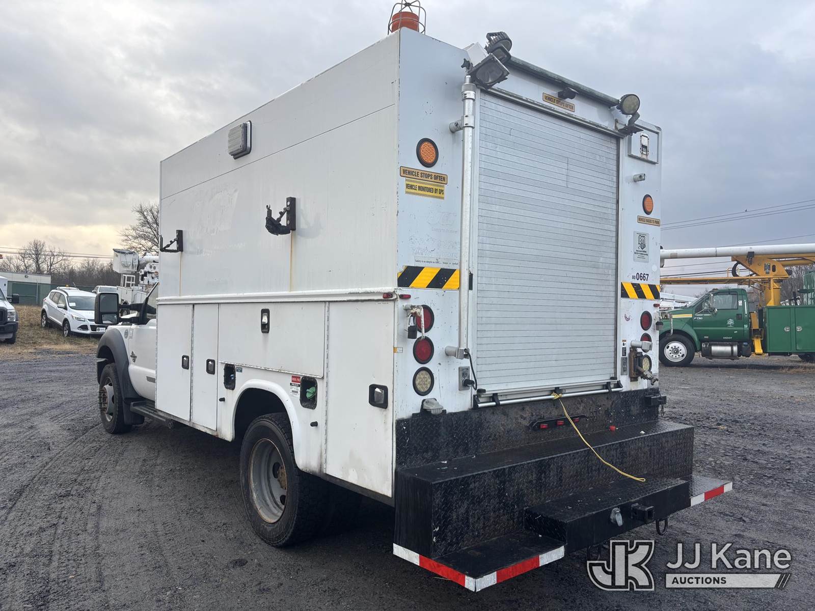 2013 Ford F-550 4x4 Regular Cab DRW 4WD Enclosed High-Top Service Truck ...