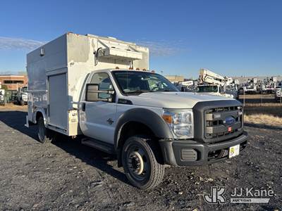 2013 Ford F-550 Enclosed High-Top Service Truck For Sale, 12,584 Hours ...