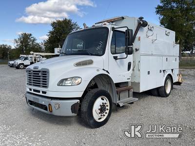 2009 Freightliner M2 106 Air Compressor/Enclosed Utility Truck For Sale ...