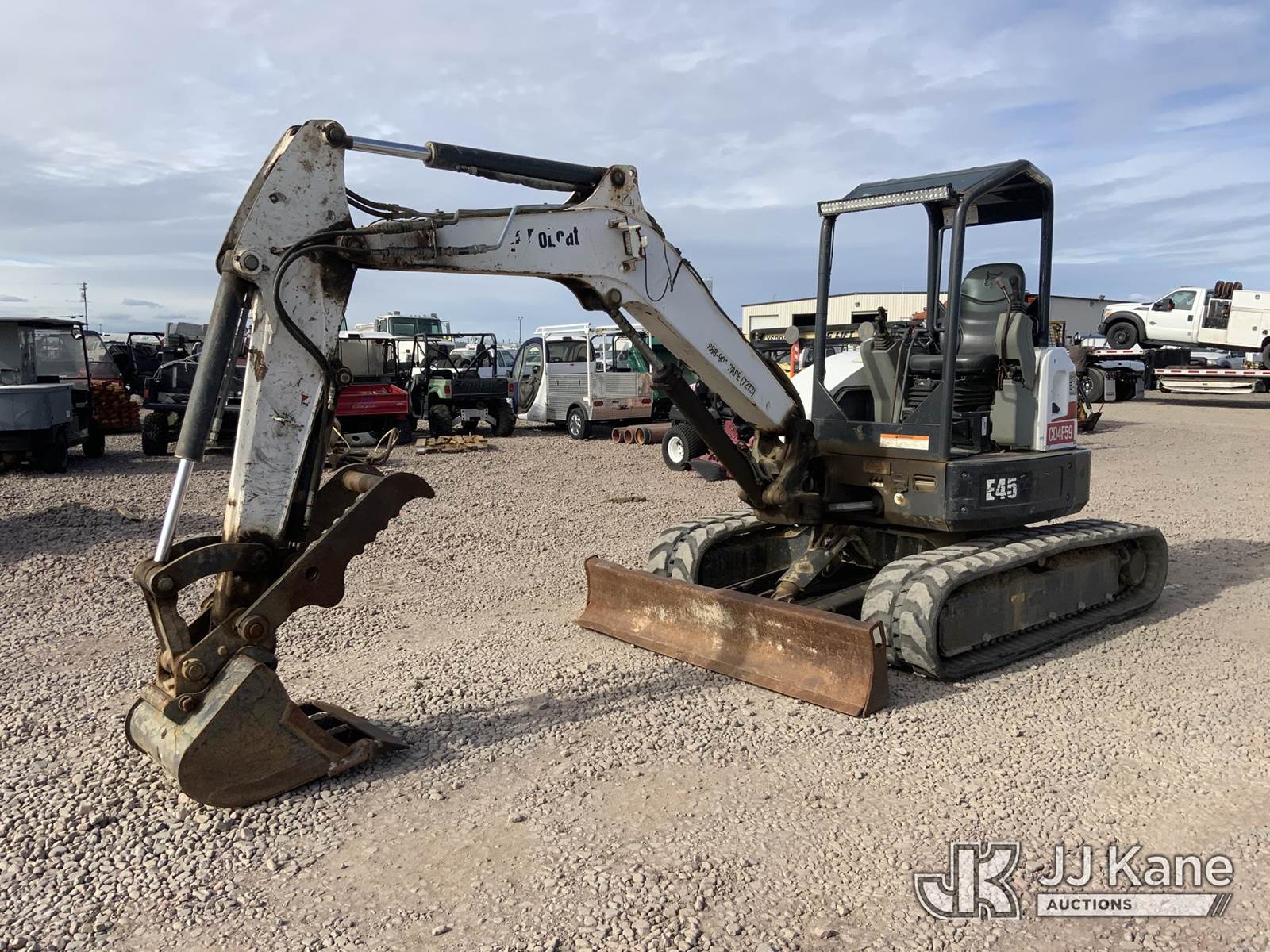 2012 Bobcat E45 Mini Hydraulic Excavator For Sale, 4,613 Hours | Dixon ...