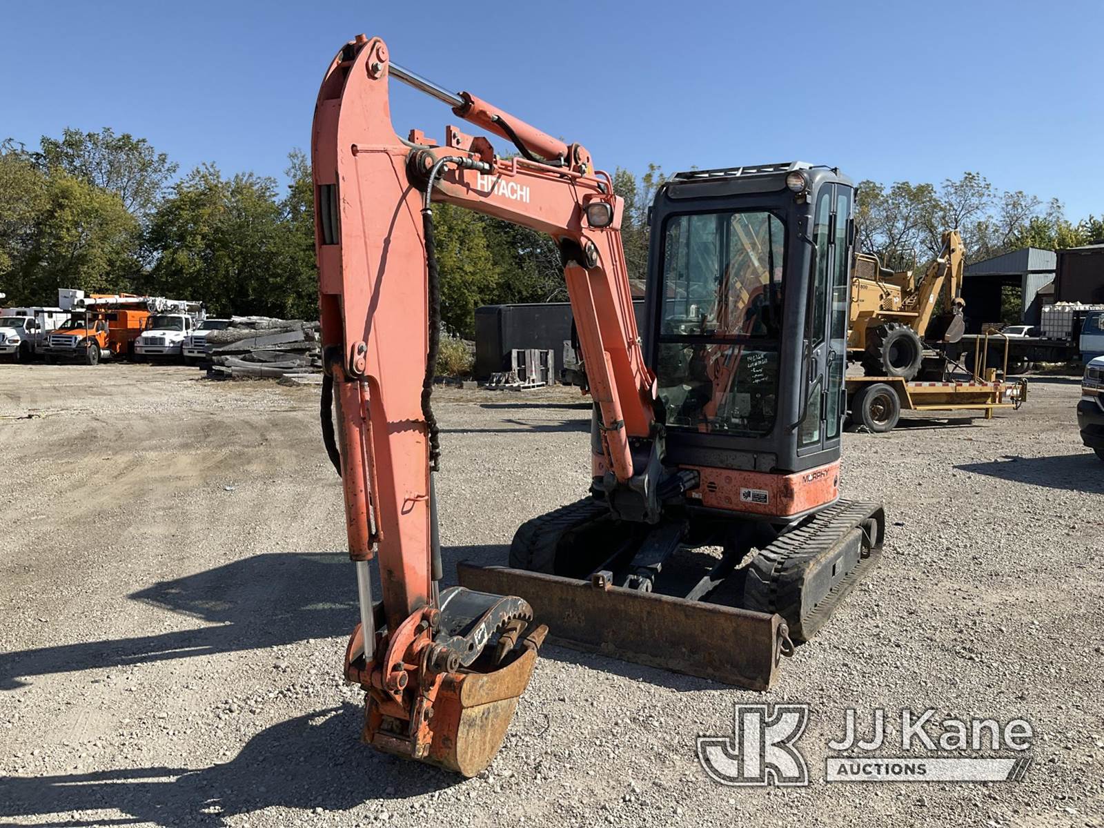 2009 Hitachi Zaxis (ZX35UNA-2) Mini Hydraulic Excavator For Sale, 4,693 ...