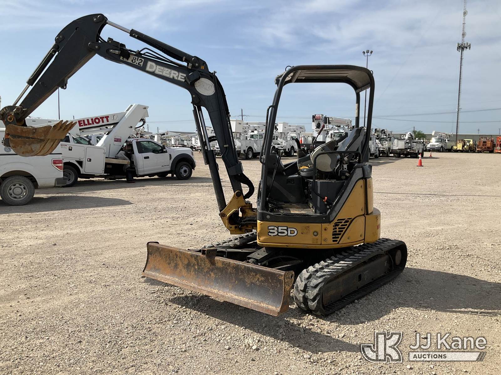 2013 John Deere 35D Mini Hydraulic Excavator For Sale, 4,038 Hours ...