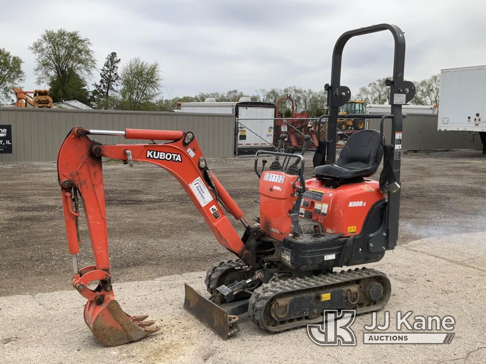 2019 Kubota K-008 Mini Hydraulic Excavator For Sale, 988 Hours | South Beloit, IL | SB163 ...