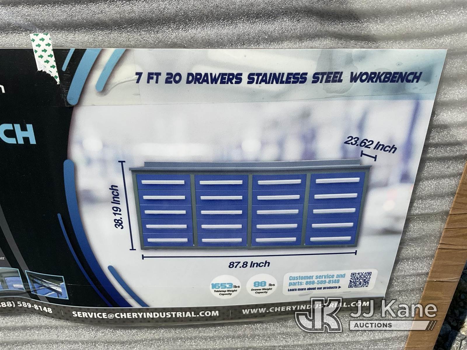 2024 Steelman 7ft Work Bench with 20 Drawers (New/Unused) (Blue) For ...