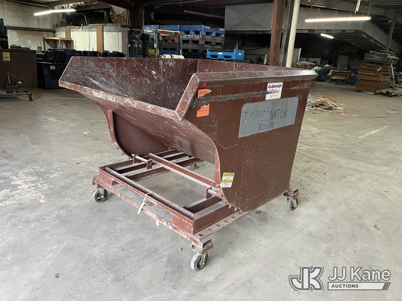 Golbreath H-200 Self Dumping Hopper Capacity - 6000lbs Size - 2yds ...
