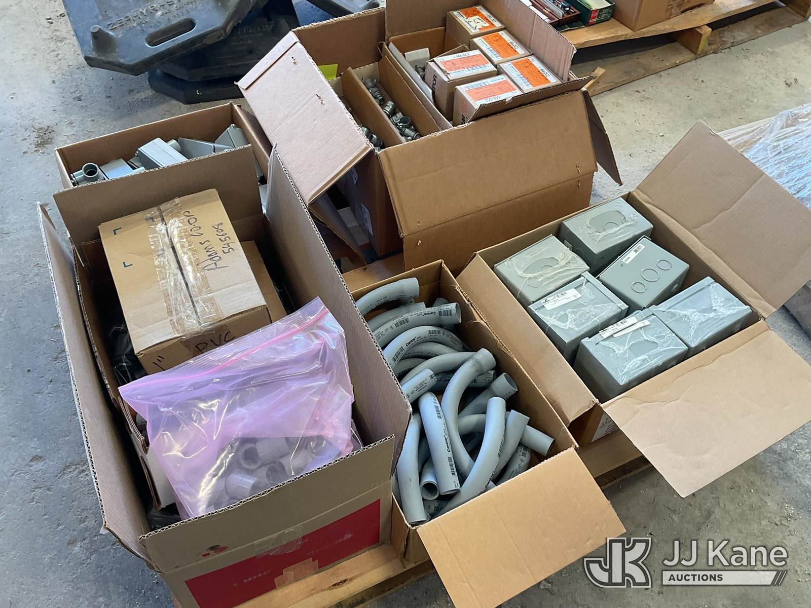 Cooper B Line Junction Boxes (1) Pallet of screw cover junction boxes ...