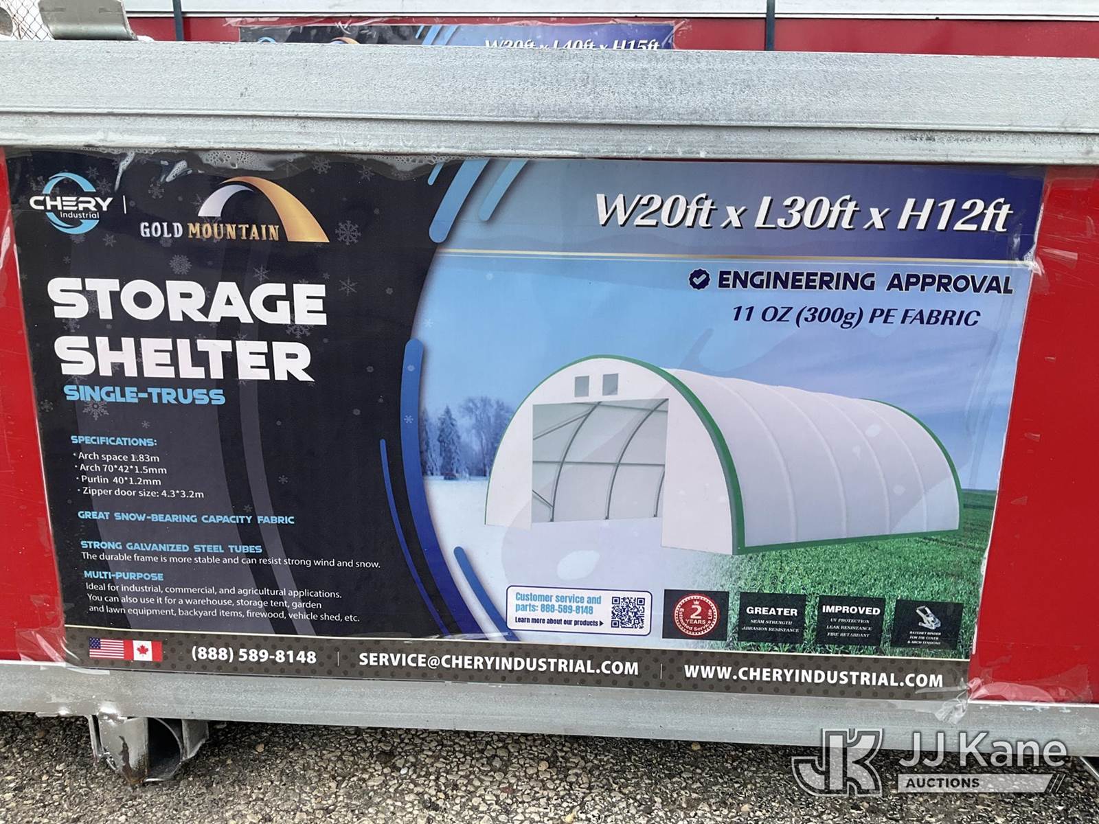 2025 Golden Mount 20ft x 30ft x 12ft Dome Storage Shelter (new/unused ...