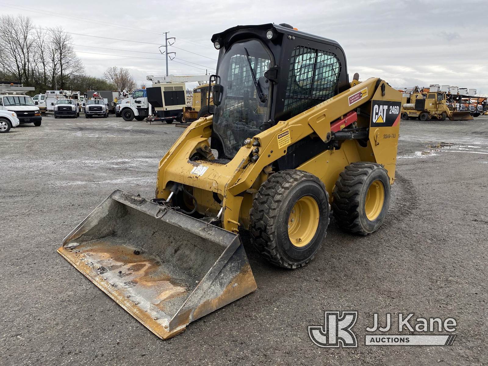 2017 Caterpillar 246D Rubber Tired Skid Steer Loader For Sale, 1,749 ...