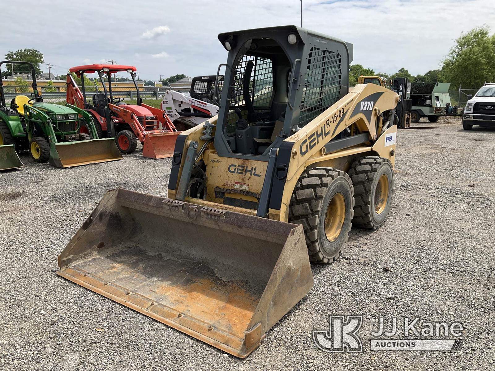 2008 Gehl V270 Rubber Tired Skid Steer Loader For Sale, 1,477 Hours ...