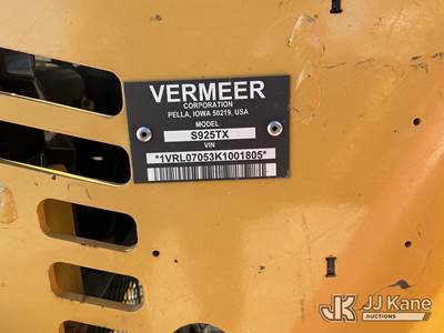 2019 Vermeer Corporation S925TX Mini Crawler Skid Steer Loader For Sale ...
