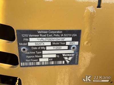 2021 Vermeer S925TX Mini Crawler Skid Steer Loader For Sale, 1,046 ...