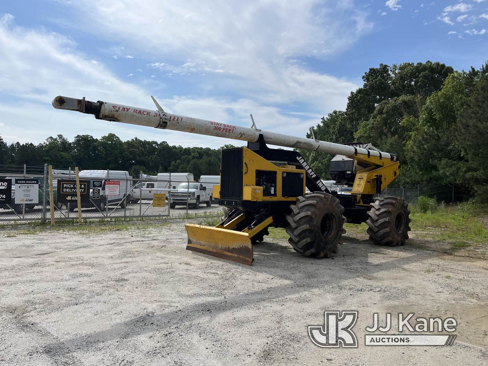 2015 Jarraff Articulating Rubber Tired Tree Saw For Sale, 5,422 Hours ...