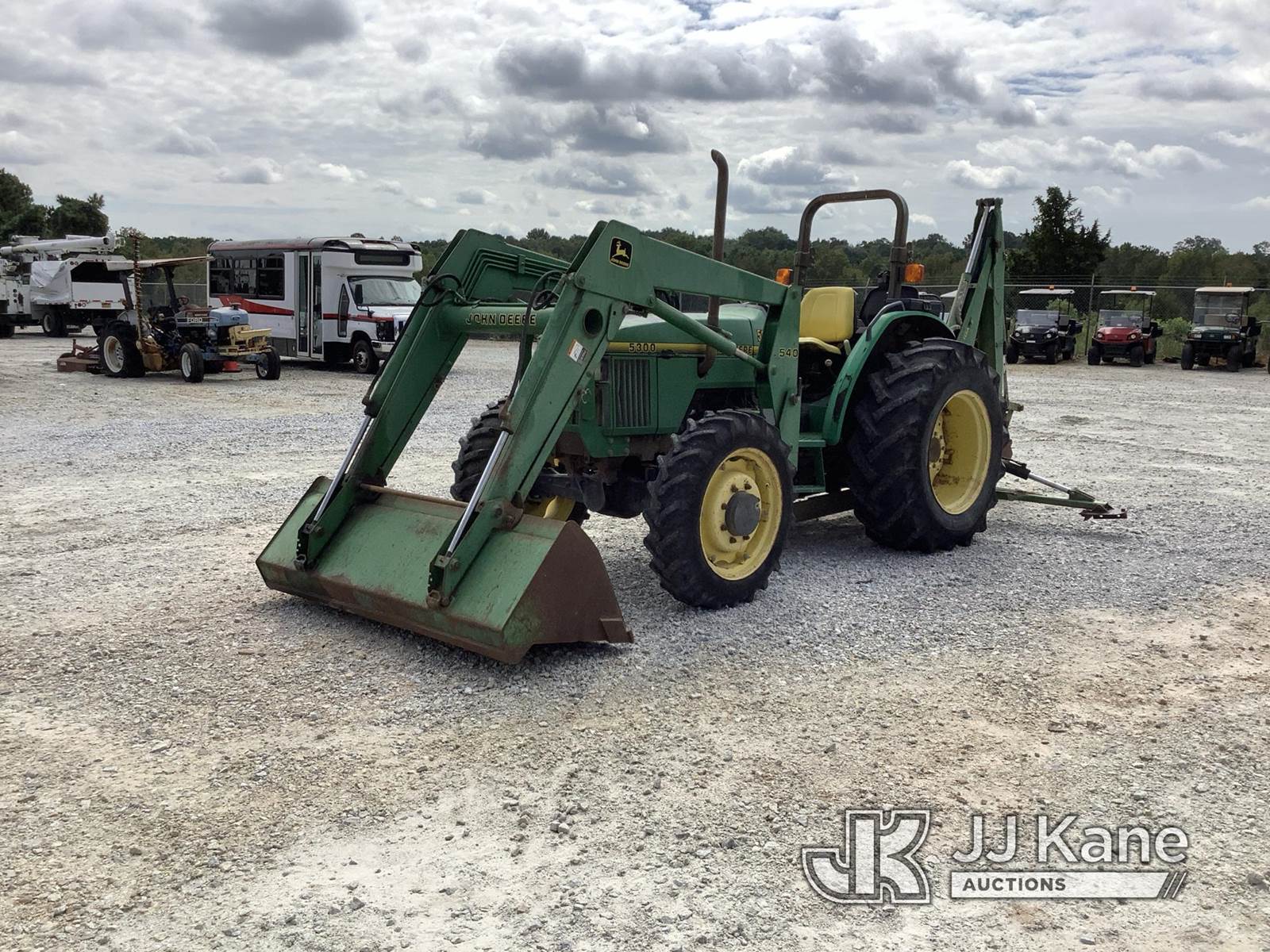 John Deere 5300 4x4 Rubber Tired Utility Tractor For Sale, 1,454 Hours ...