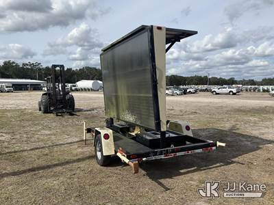 1995 Precision Solar Controls Single Axle Tag Along Message Board ...