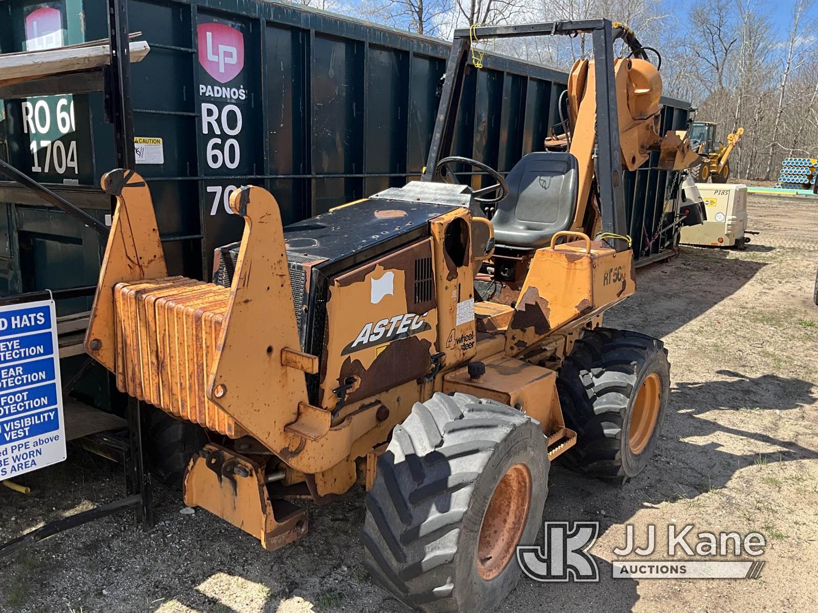 2008 Astec RT560 4x4 Rubber Tired Trencher For Sale, 1,601 Hours ...