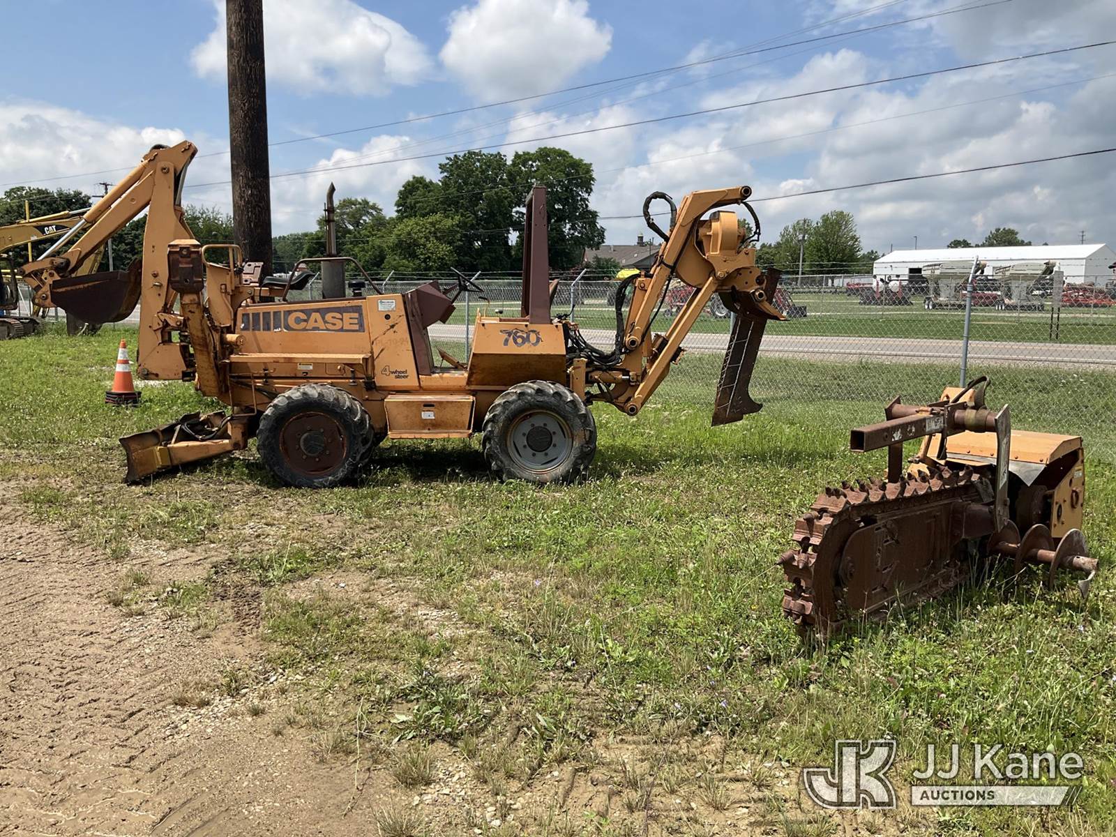 Case 760 Rubber Tired Vibratory Cable Plow/Trencher For Sale, 2,261 ...