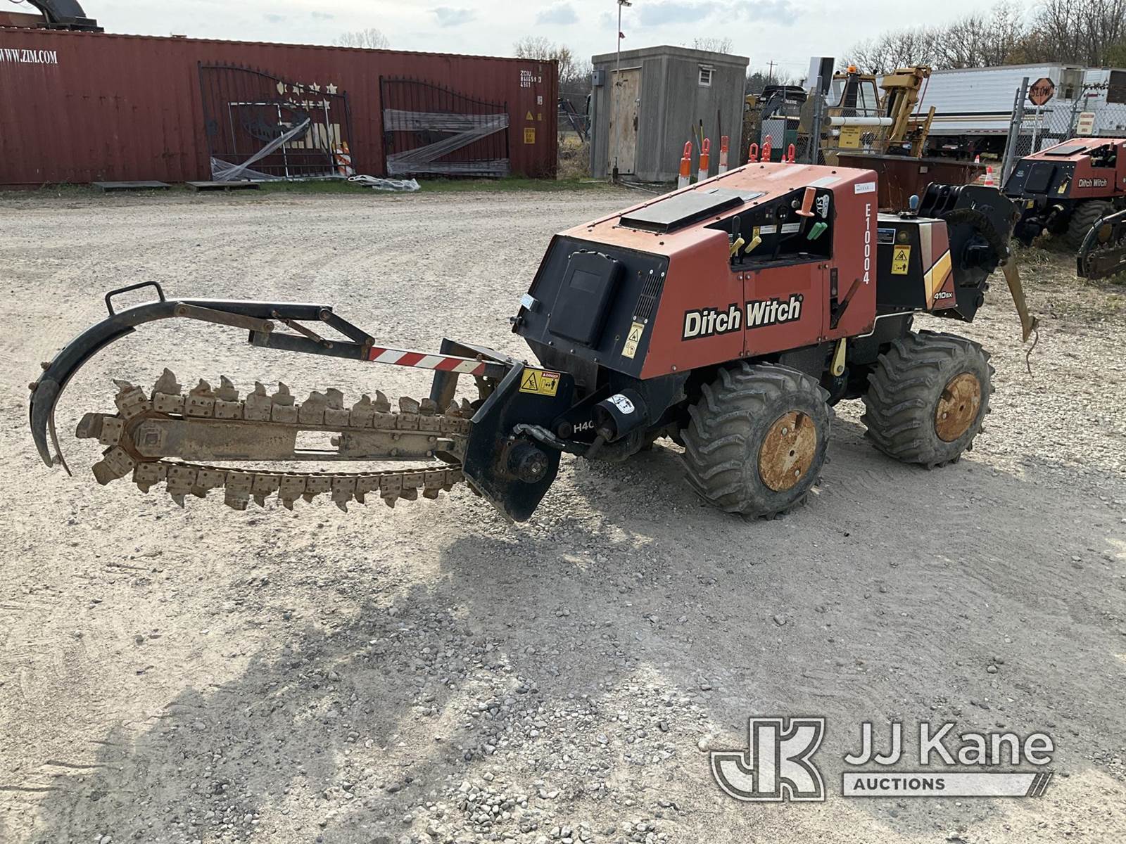 2014 Ditch Witch 410SX Articulating Rubber Tired Walk-Beside Combo ...