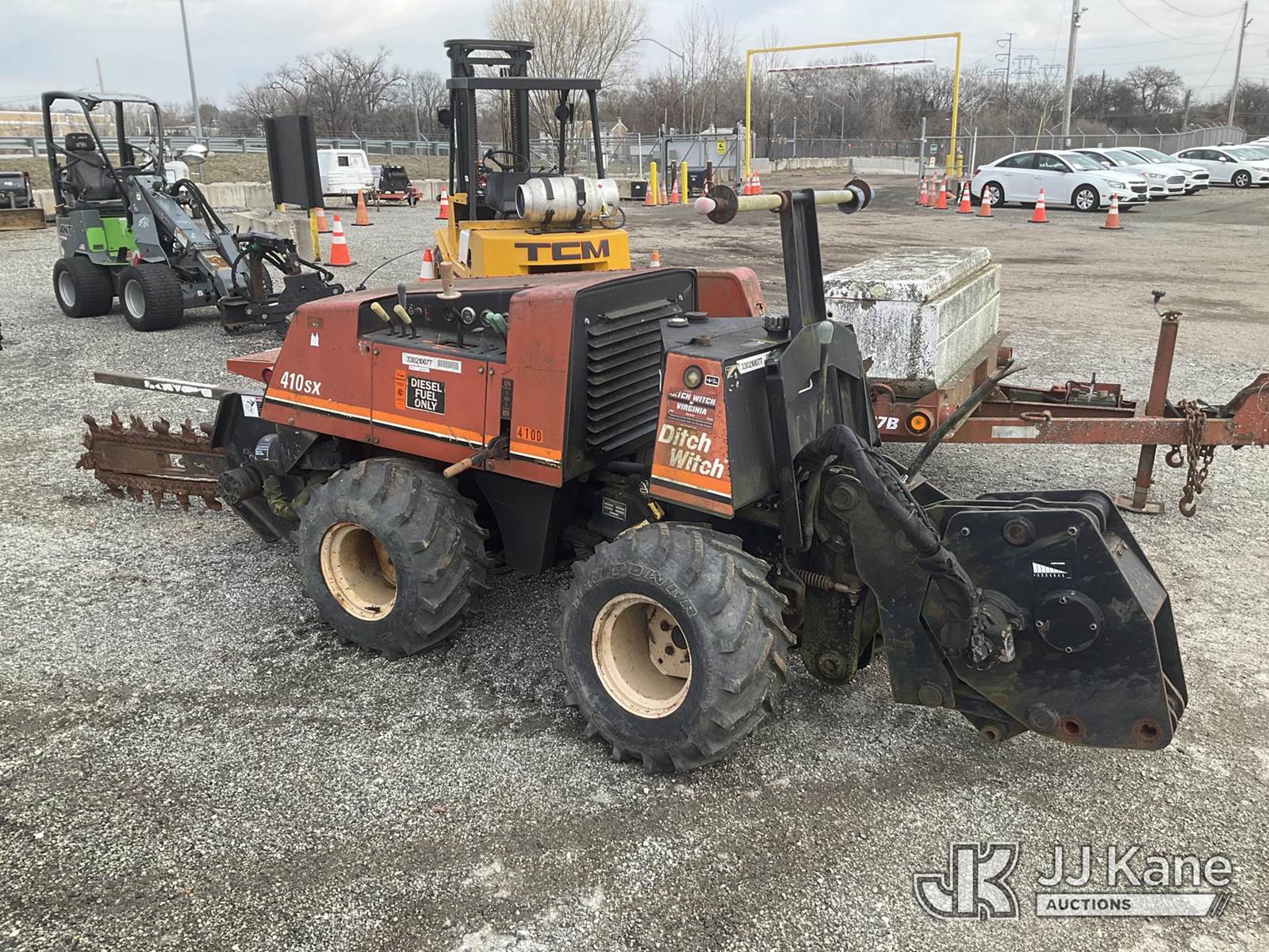 2002 Ditch Witch 410SX Walk Beside Articulating Combo Trencher ...