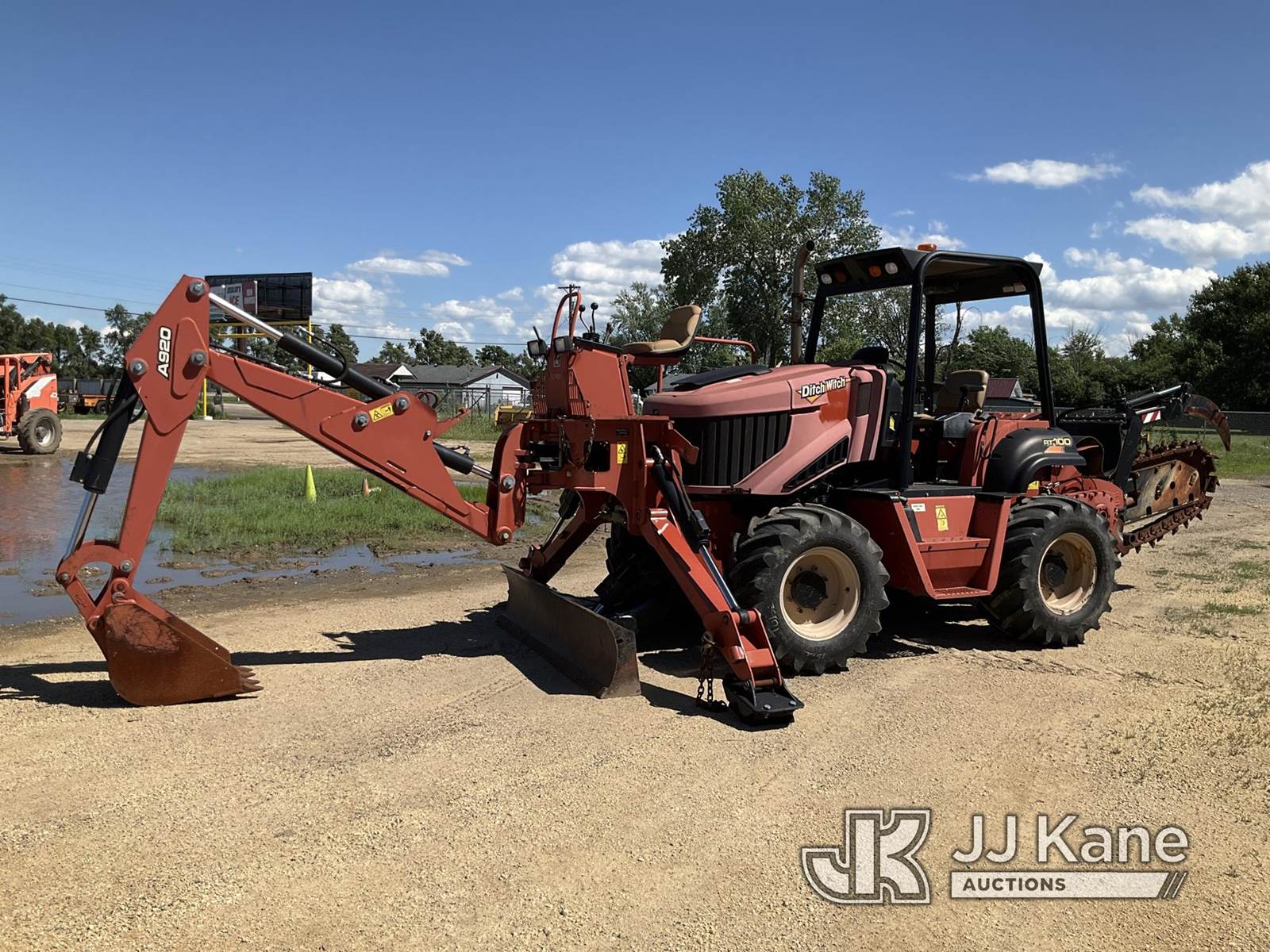 2015 Ditch Witch RT100 Rubber Tired Trencher For Sale, 485 Hours ...