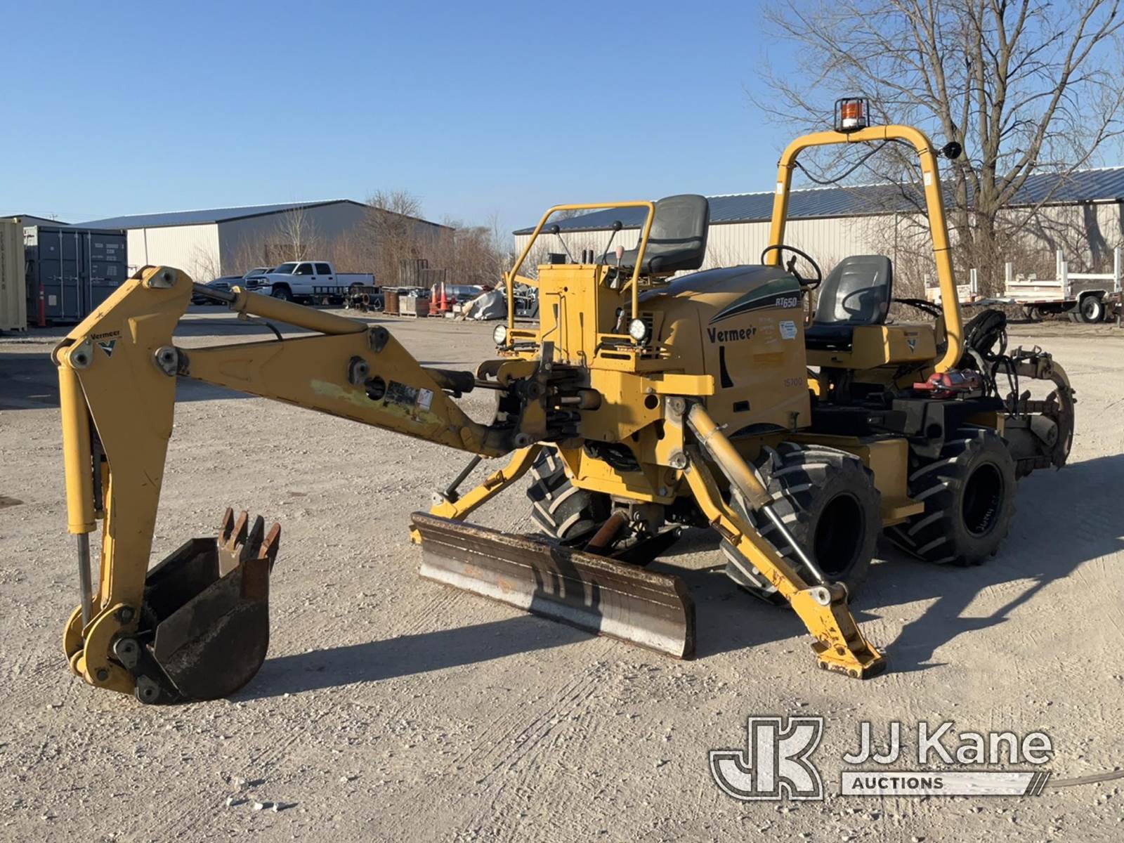 2007 Vermeer RT650 Rubber Tired Trencher For Sale, 287 Hours | Des ...