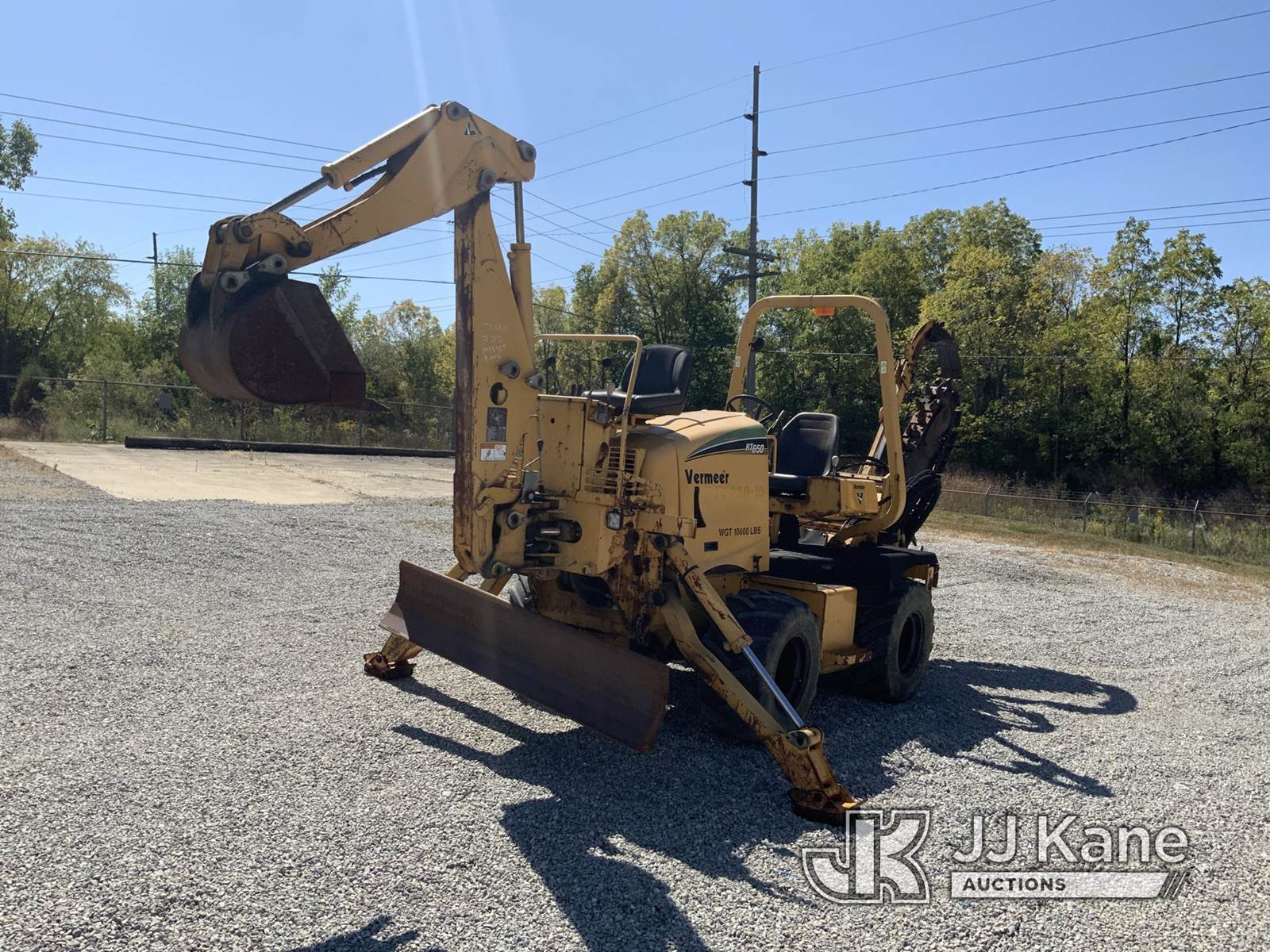 2007 Vermeer RT650 Rubber Tired Trencher For Sale, 543 Hours | Fort ...