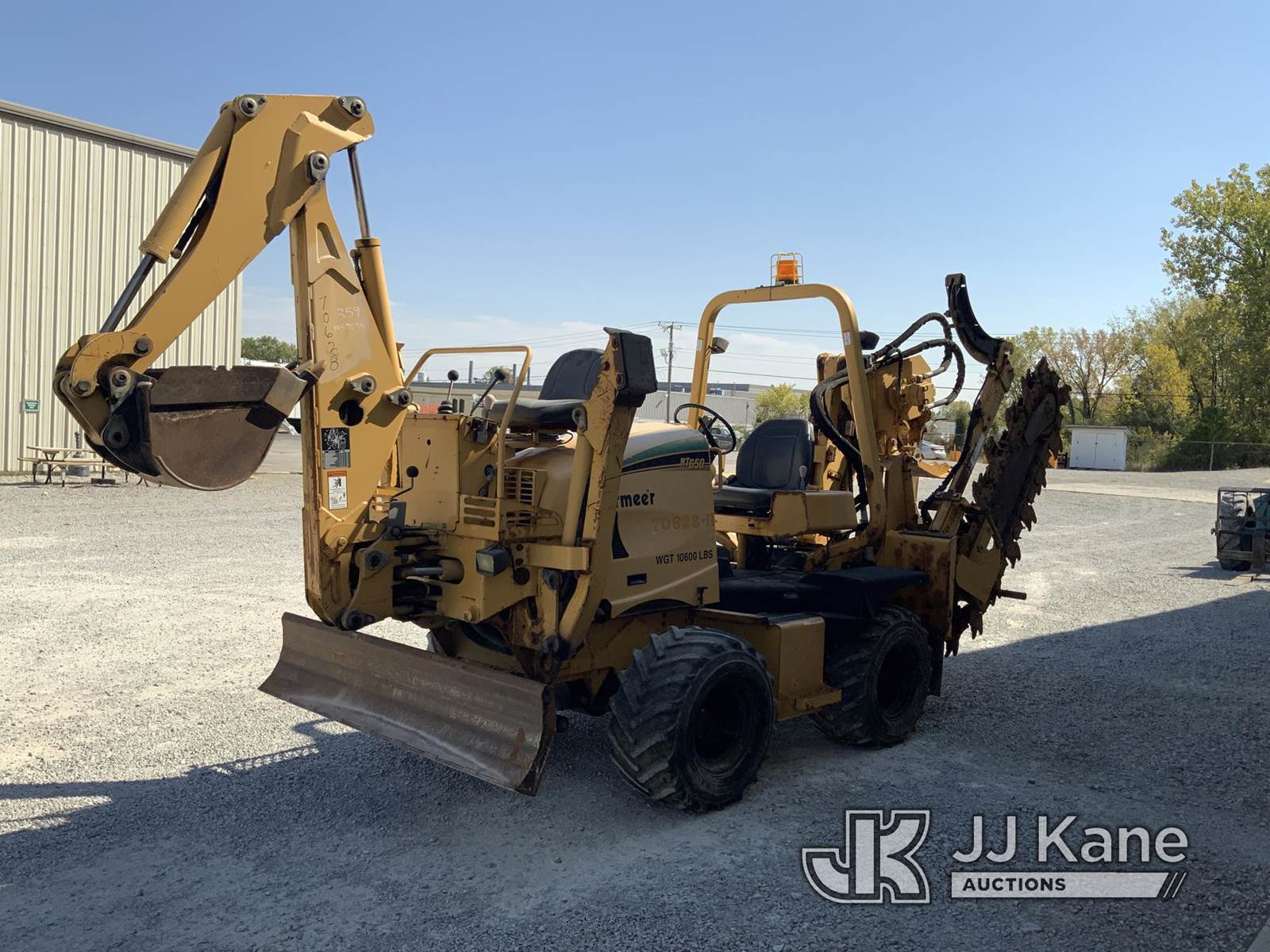 2007 Vermeer Corporation RT650 Combo Trencher/Vibratory Cable Plow For ...